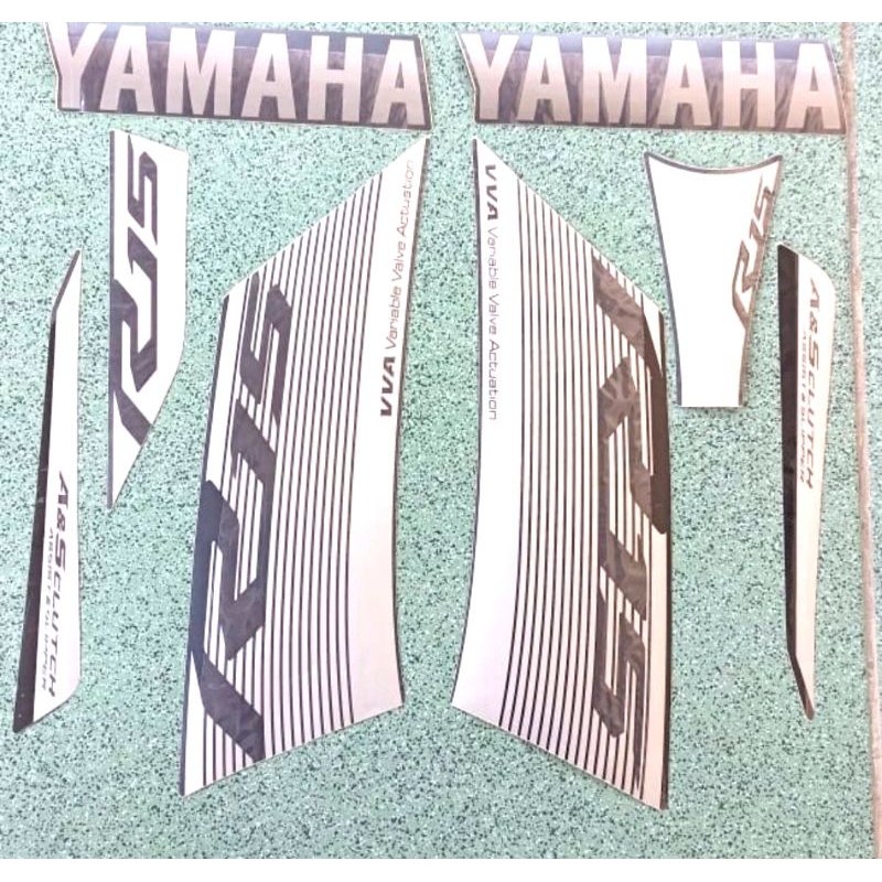 Jual lis body stiker Striping Yamaha YZF R15 VVA V3 Black doff 2020 kw ...