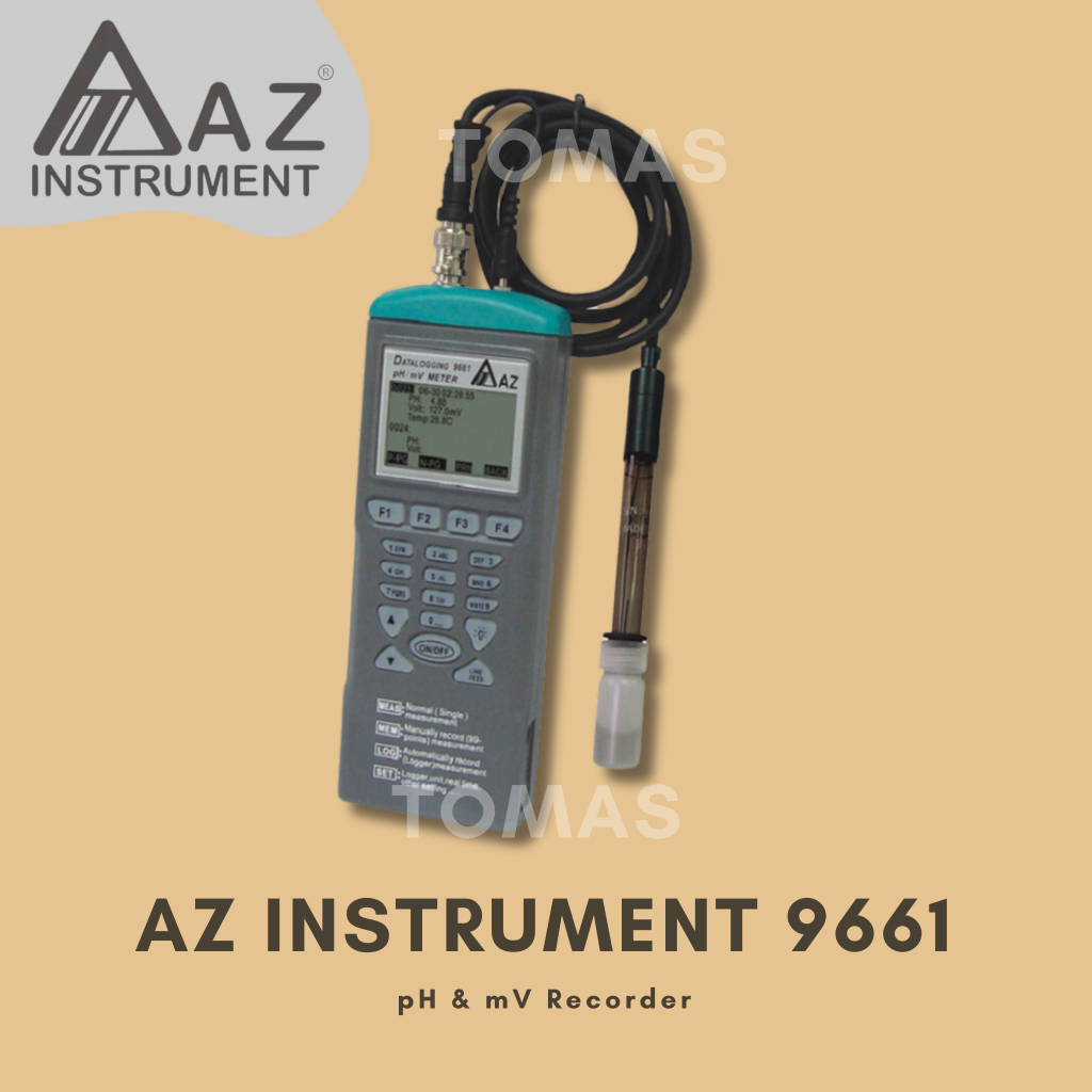 Jual AZ Instrument 9661 Digital PH meter mV Datalogger | Shopee Indonesia