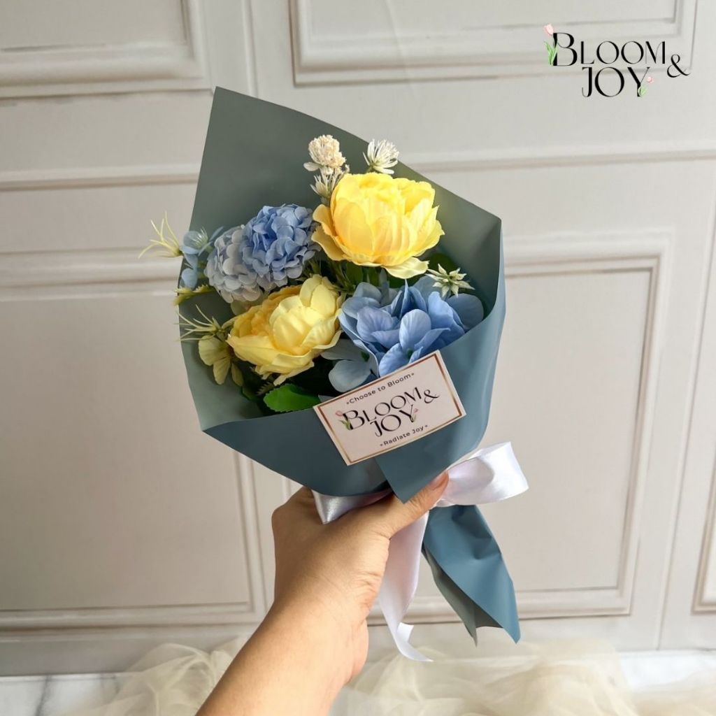 Jual buket bunga artificial buket bunga mix flower bouquet kado ...