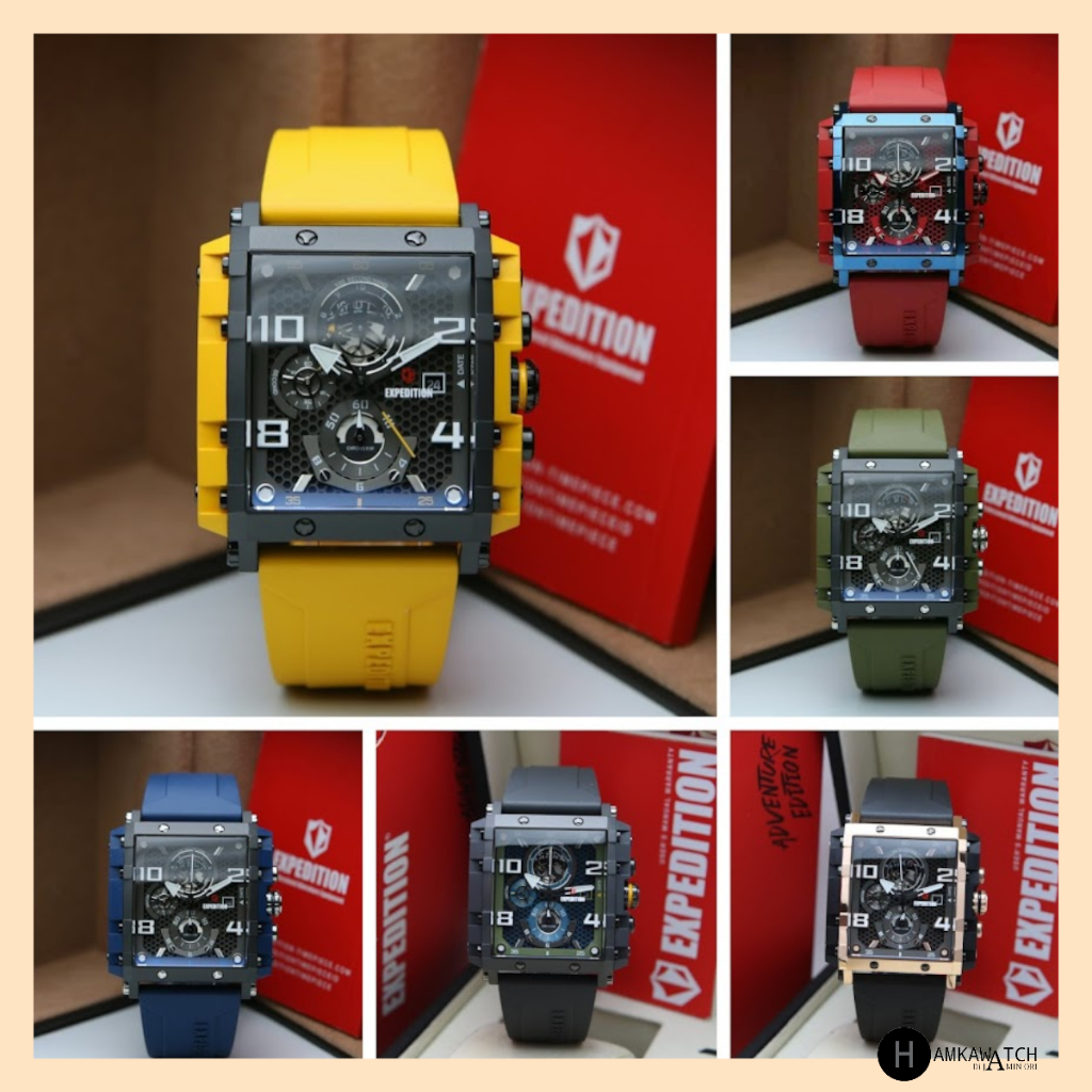 Jual Jam Tangan Pria Expedition E 6757 / E6757 / 6757 Original Garansi ...