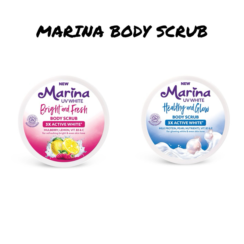 Jual Marina Body Scrub 200ml - Marina Bright & Fresh Body Scrub dan ...