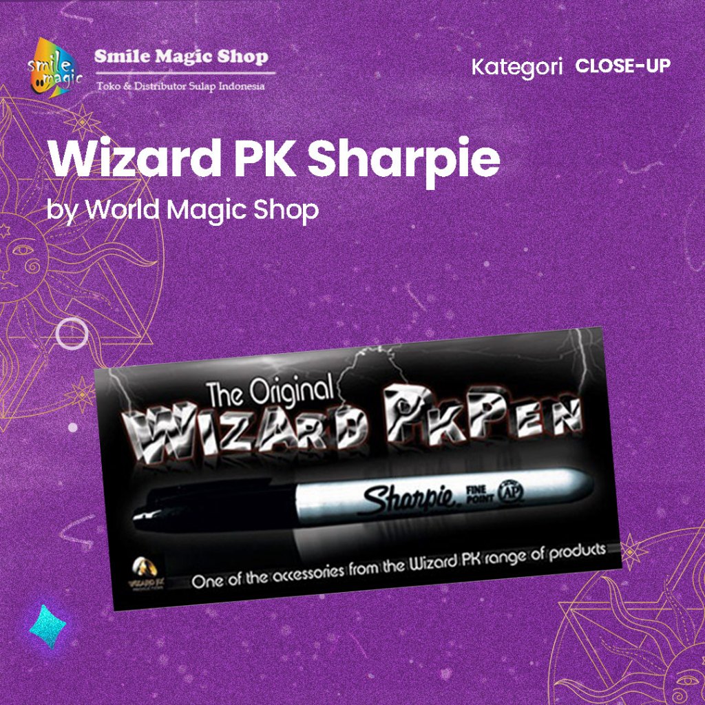 Jual Alat Sulap - Wizard PK Sharpie by World Magic Shop - Smile Magic ...
