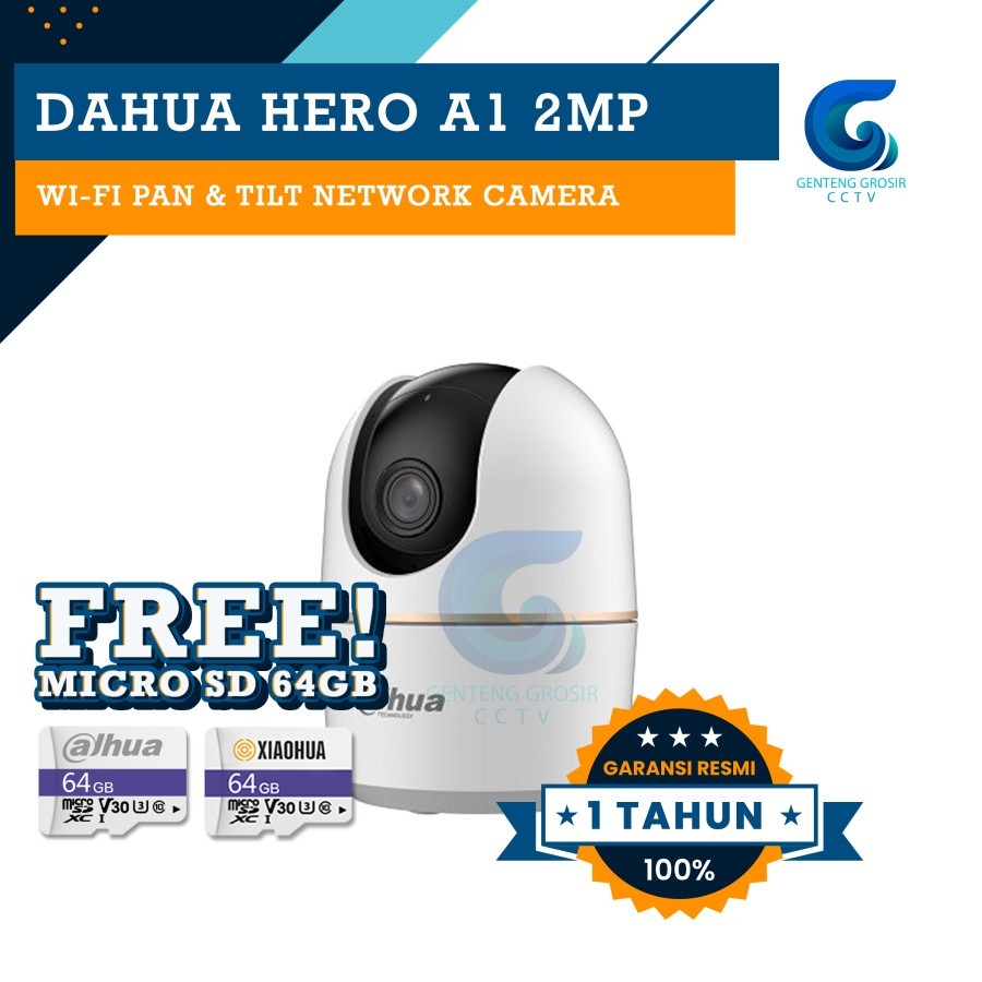 Jual Kamera CCTV Indoor Wirelles Dahua Hero A1 2MP Indoor Camera WiFi ...