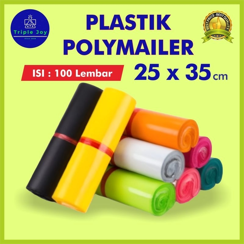 Jual Plastik Polymailer 25 x 35 cm Isi 100pc Amplop Plastik Packing ...