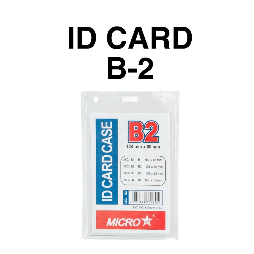 Jual ( DAPAT 20 PCS ) Plastik Mika Tempat Name Tag ID Card Holder ...