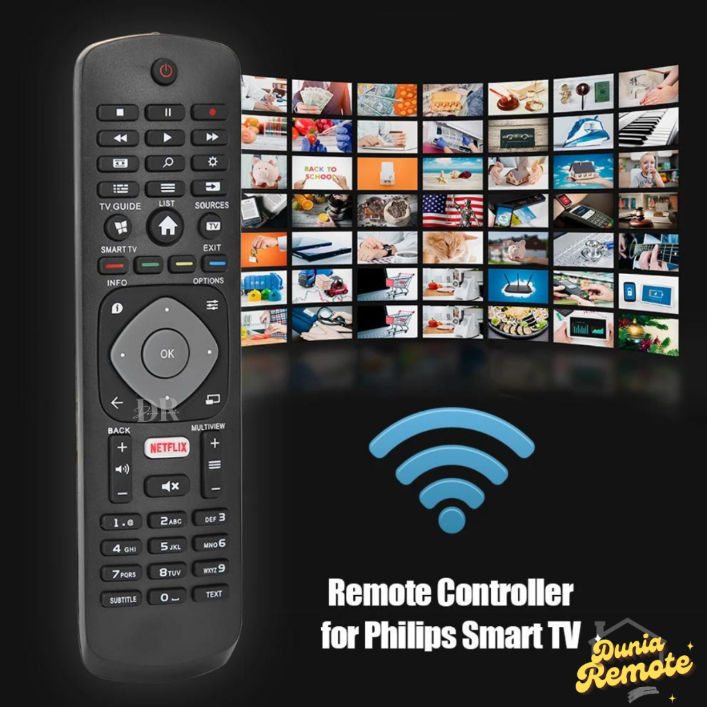 Jual Remot Remote TV Philips Android Smart LED LCD Netflix 4k smart TV ...