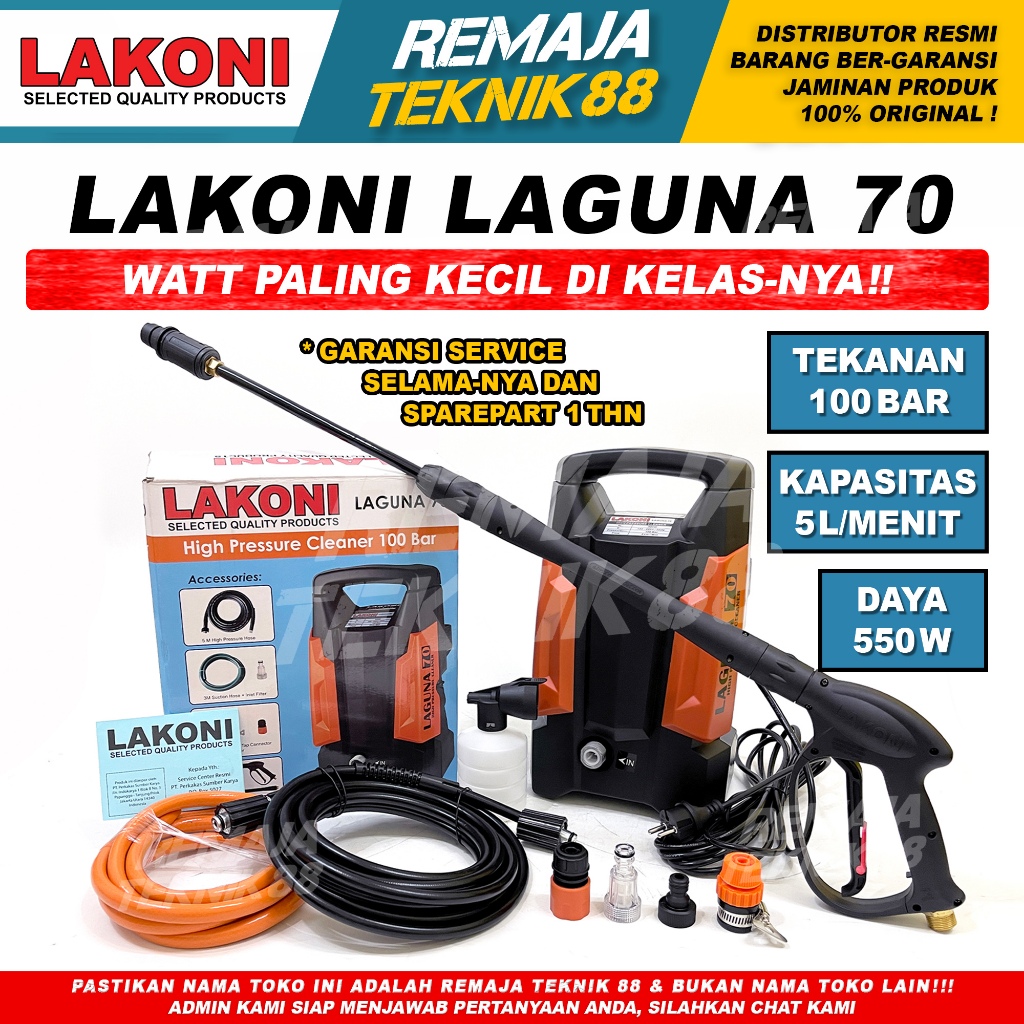 Jual LAKONI LAGUNA 70 / MESIN STEAM CUCI MOBIL MOTOR / JET CLEANER ...