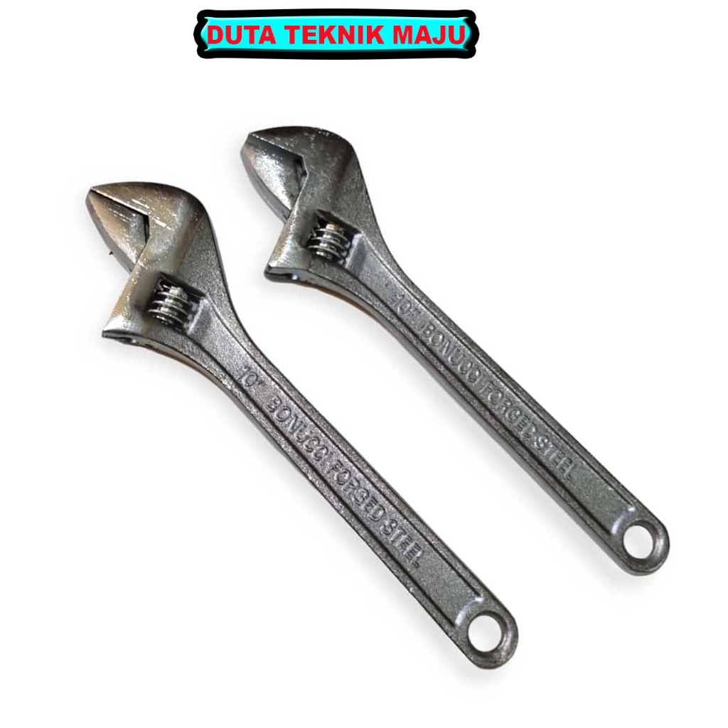 Jual Kunci INGGRIS 10" inch ( 250mm) BONUCI / ADJUSTABLE WRENCH 10 inch ...