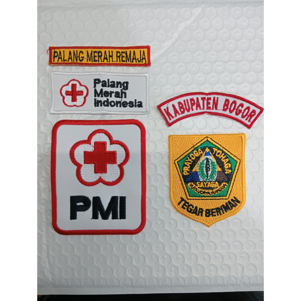 Jual 1 SET ATRIBUT BORDIR PMR SD,SMP,SMA LOGO KOTA/KABUPATEN BOGOR ...