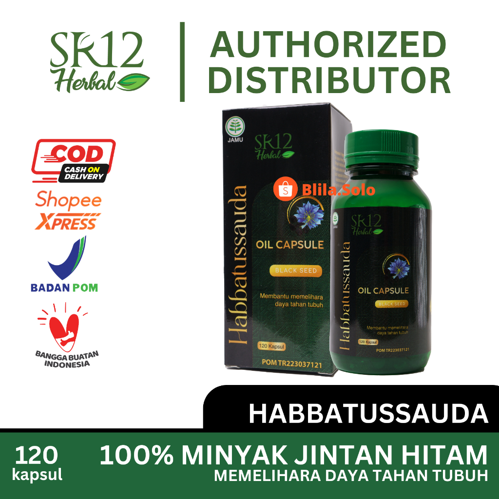 Jual Habatusuda SR12 Habbatussauda Habasyi Minyak Jintan Hitam Murni ...