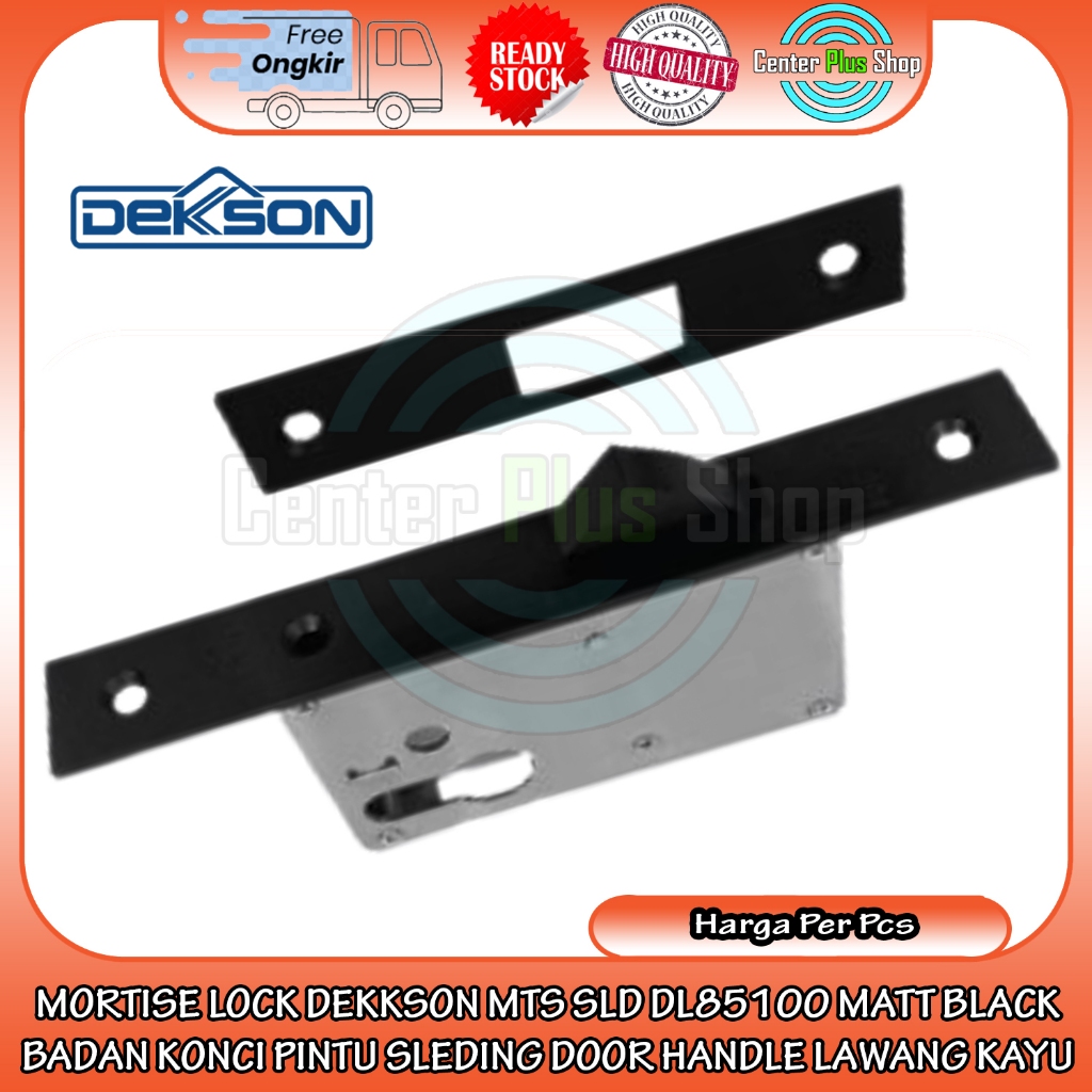 Jual MORTISE LOCK DEKKSON MTS SLD DL85100 MATT BLACK BADAN KONCI PINTU ...