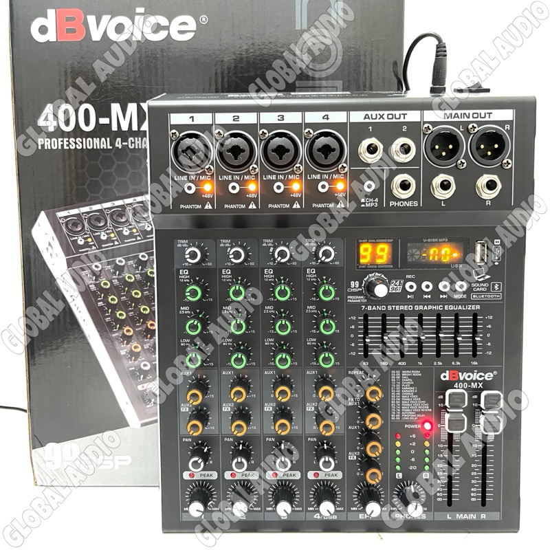 Jual Mixer Audio DbVoice 400MX 4channel Original Mixer DB Voice 400 MX ...