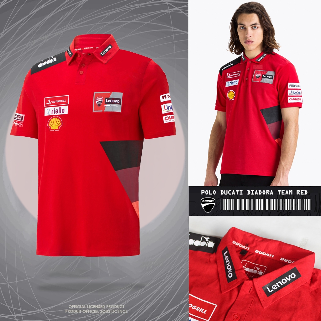 Jual Kaos Motogp Ducati Polos Shirt Pria | Shopee Indonesia