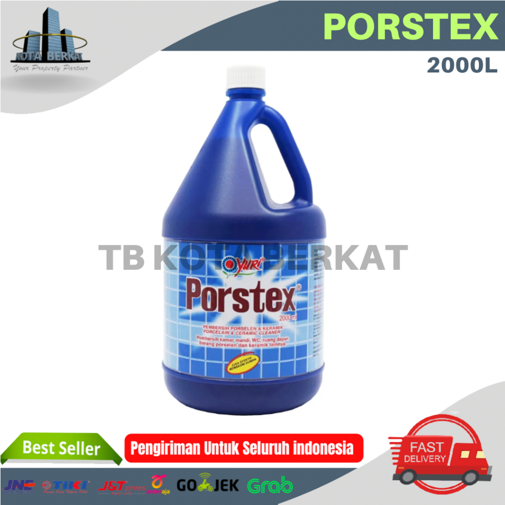 Jual PORSTEX CAIRAN PEMBERSIH LANTAI YURI 2000L | Shopee Indonesia