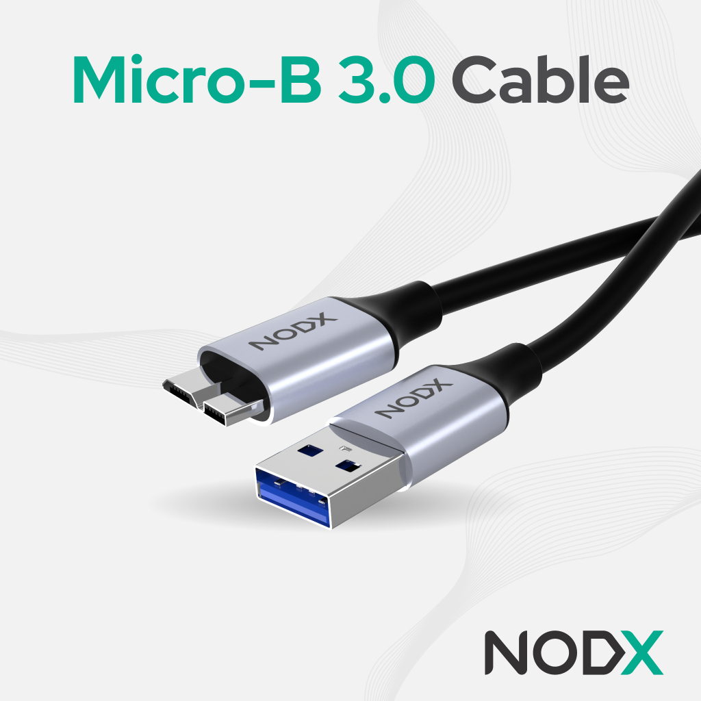 Jual NODX Kabel HDD External USB-A 3.0 to Micro-B | Shopee Indonesia