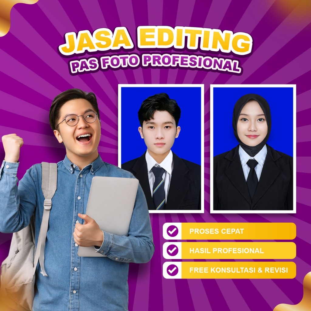Jual Jasa Edit Foto / Edit Wajah / Pas Foto / Ganti Background / Jas ...