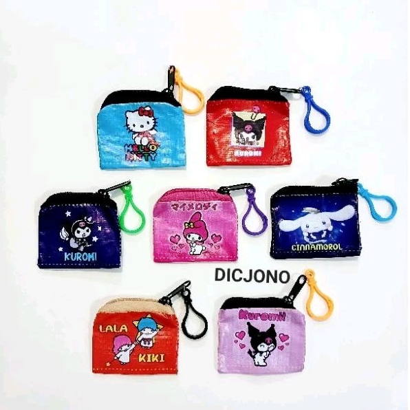 Jual Dompet Koin Mini Karakter Sanrio + Gantungan Kunci | Shopee Indonesia