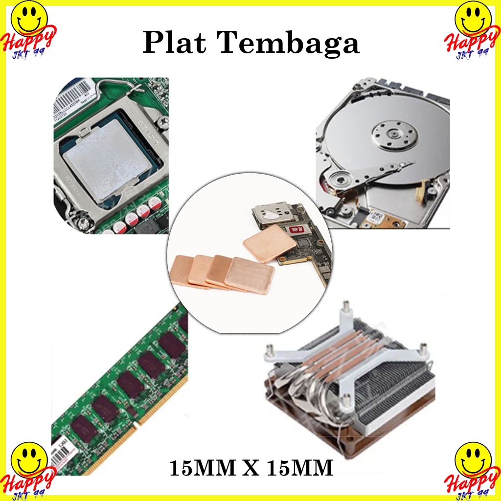 Jual [ HAPPY JKT 99 ] THERMAL COPPER PLAT TEMBAGA PENDINGIN HEATSINK ...