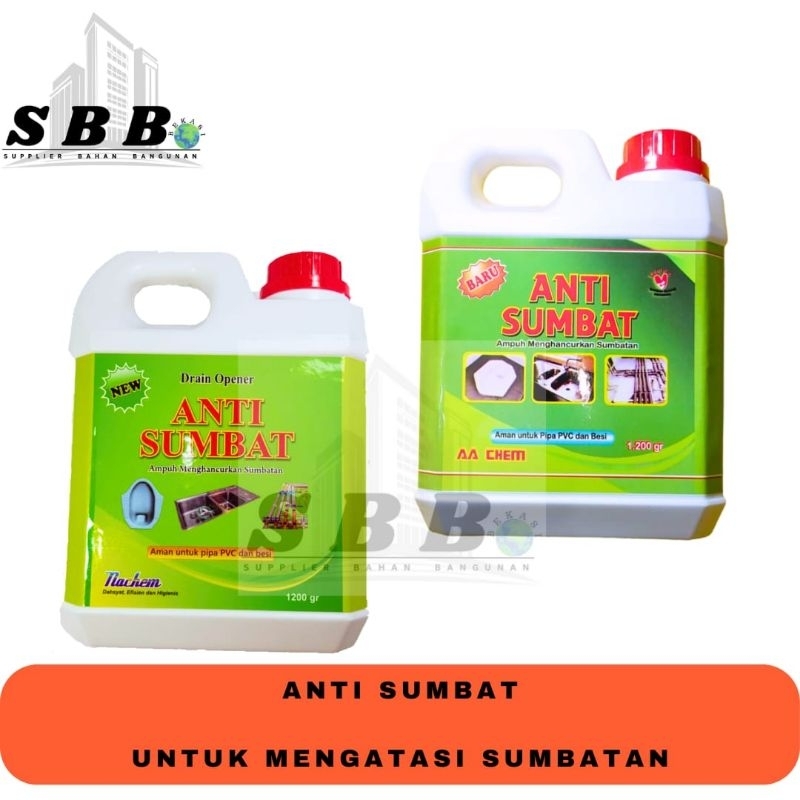 Jual ANTI SUMBAT NACHEM 1200GR/ANTI MAMPET UNTUK KAMAR MANDI/ ANTI ...