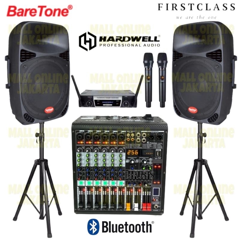 Jual Paket Sound system Baretone 15 inch Power mixer firstclass Fc 609 ...
