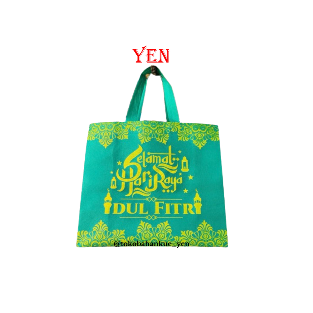 Jual Tas Spunbond Ukuran 30X40 / 33x29 Goodie Bag Lebaran Idul Fitri Hari Raya Ramadhan ...