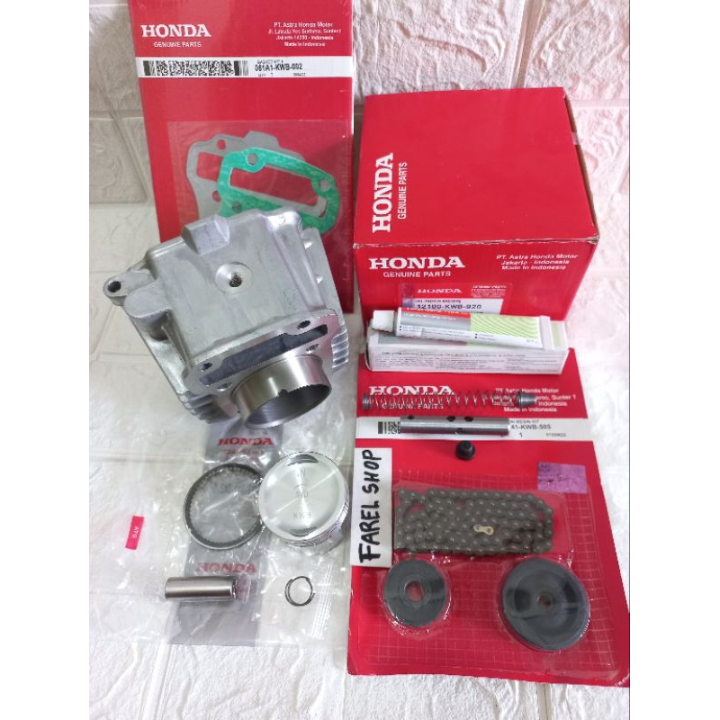 Jual Paket Blok Seher Komplit + Rantai Keteng + Suling Keteng Revo Absolute/Fit Karbu Blade Lama ...