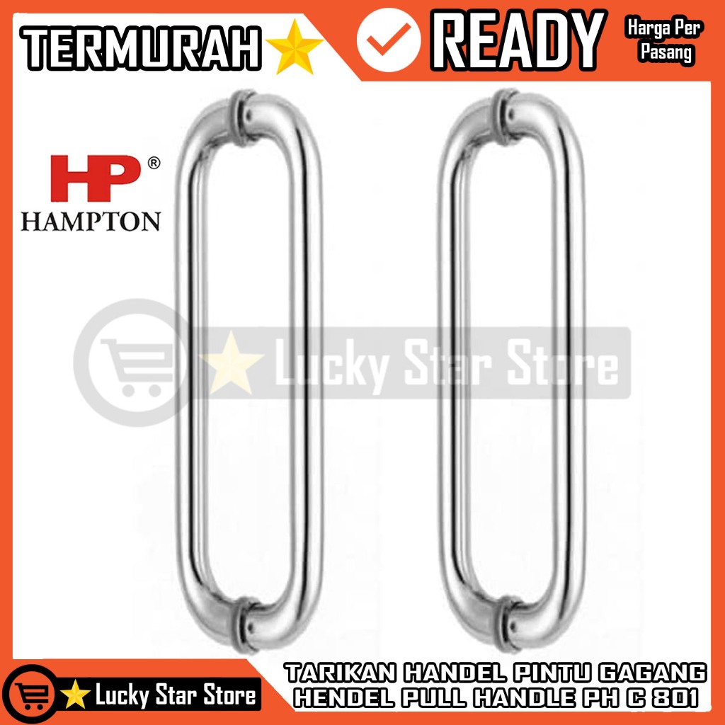 Jual HANDEL C PH 801 PULL HANDLE TARIKAN PINTU KACA ALUMUNIUM HENDEL ...
