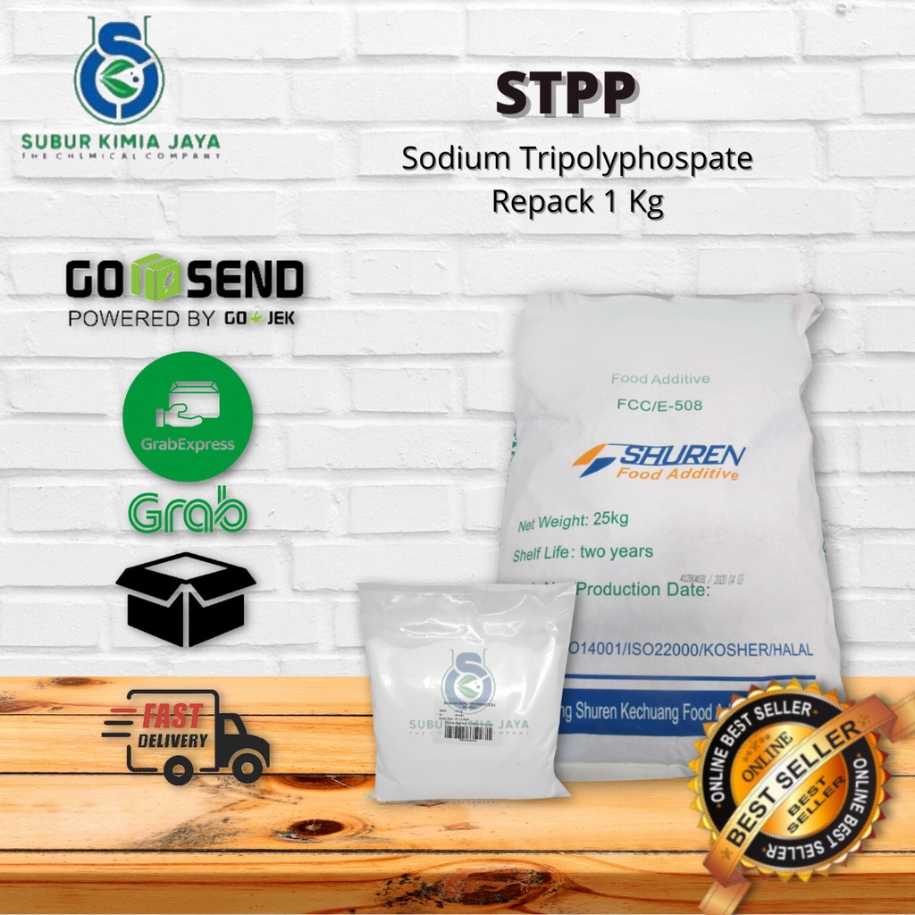 Jual Sodium Tripolyphospate / STPP Food Grade Ex Shuren 1 Kg | Shopee ...