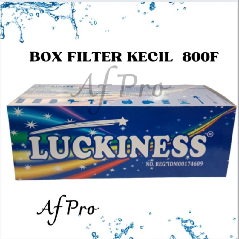 Jual POMPA AQUARIUM LUCKINESS 800F BOX FILTER KECIL MEDIA FILTER ...