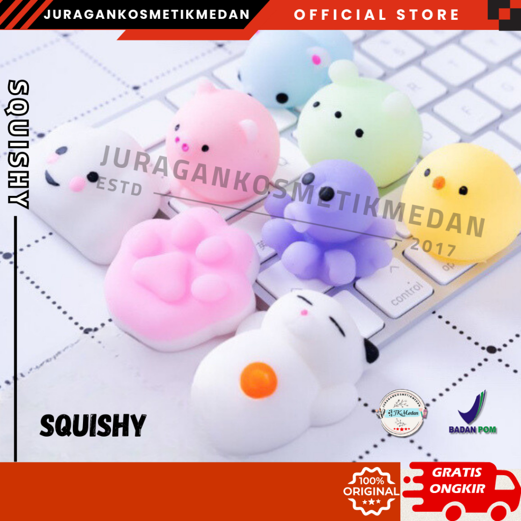 Jual SQUISHI MOCHI JELLY ANIMAL MINI SQUISHY CASE HP MAINAN SQUISHY POP ...