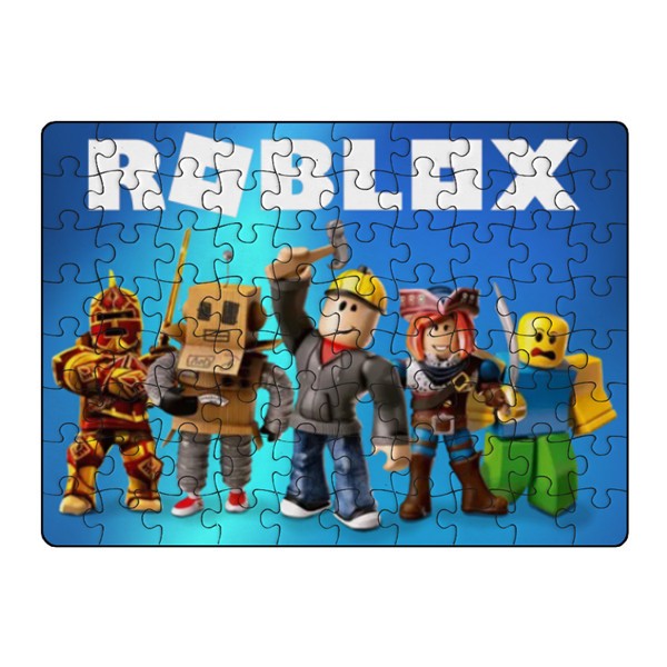 Jual Mainan Jigsaw Roblox Puzzle Kardus Persegi Panjang Custom | Shopee ...
