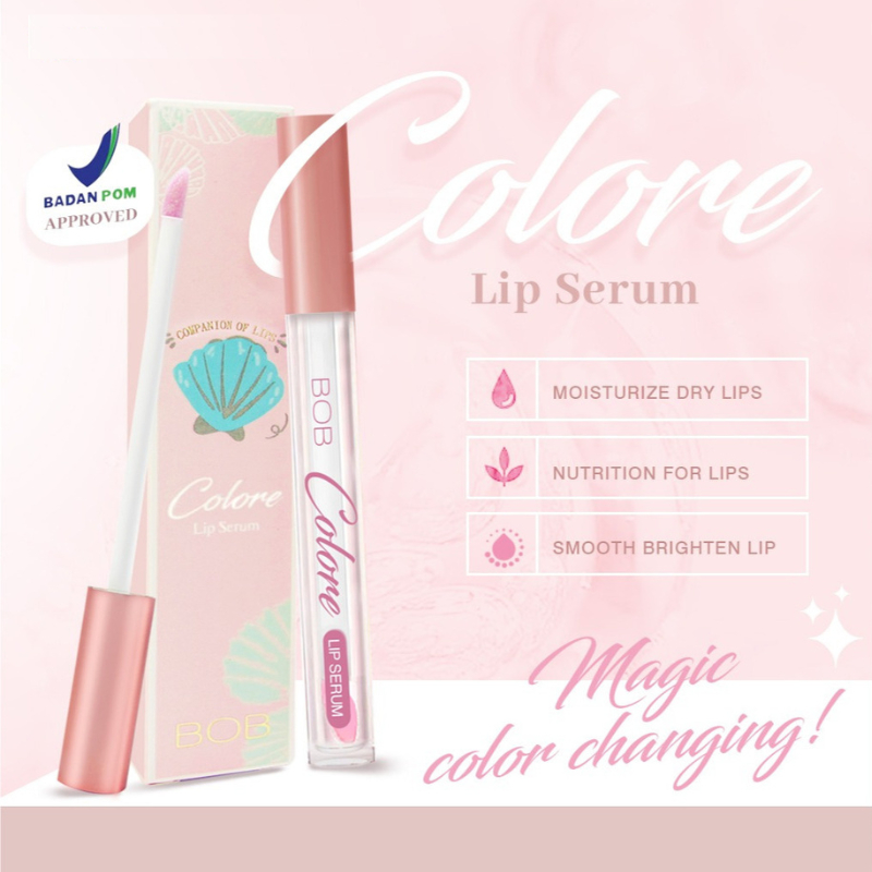 Jual 𝗔𝗞 𝗫 𝗕𝗢𝗕 Lip Serum Moisturizing Magic Color Change Pink Lip Serum ...