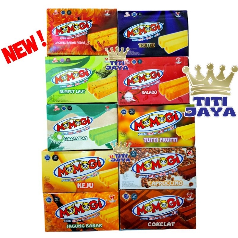 Jual MOMOGI COKLAT KEJU JAGUNG BAKAR CAPUCINO COCOPANDAN RUMPUT LAUT ...