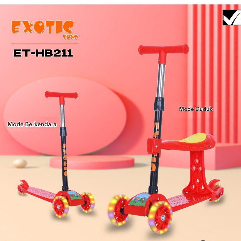 Jual Scooter ET - HB 211 - Mainan Anak Skuter Exotic // ET - HB 213 ...