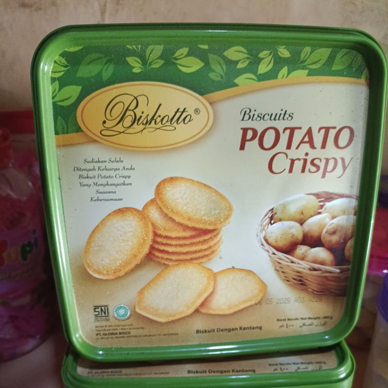 Jual POTATO CRISPY 400G - Biskotto biskuit potato crispy 400gram ...