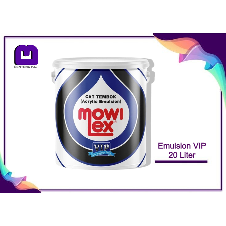 Jual Cat Tembok Mowilex Emulsion VIP Neutral Colour 20 Liter (PAIL) E ...