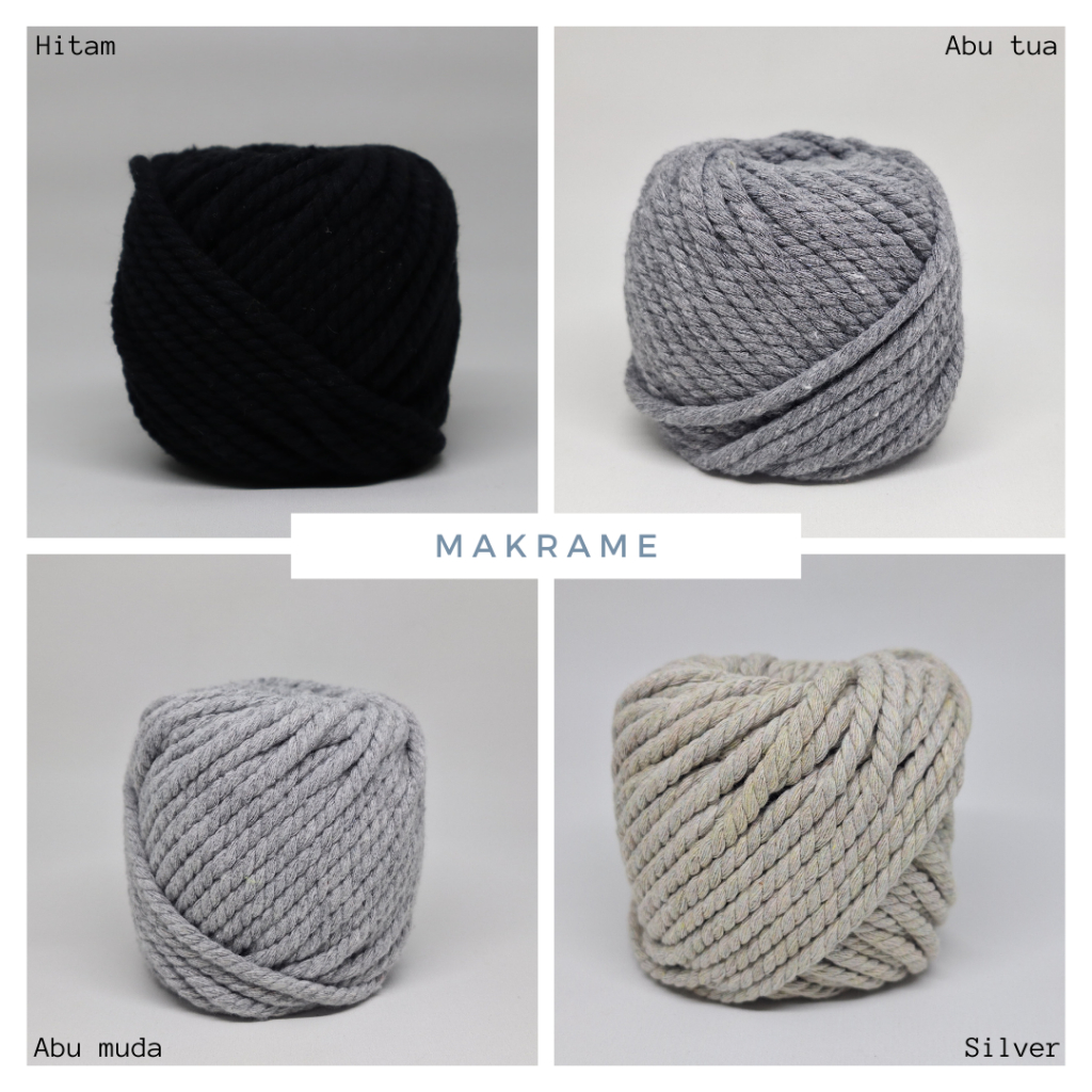 Jual Benang Katun Macrame / Tali Makrame 4 mm | Shopee Indonesia