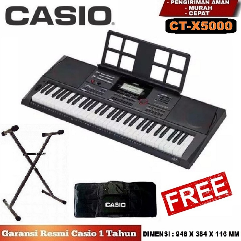 Jual Keyboard Casio CTX-5000 + Stand / CT-X5000 / CTX5000 (diatas psr ...