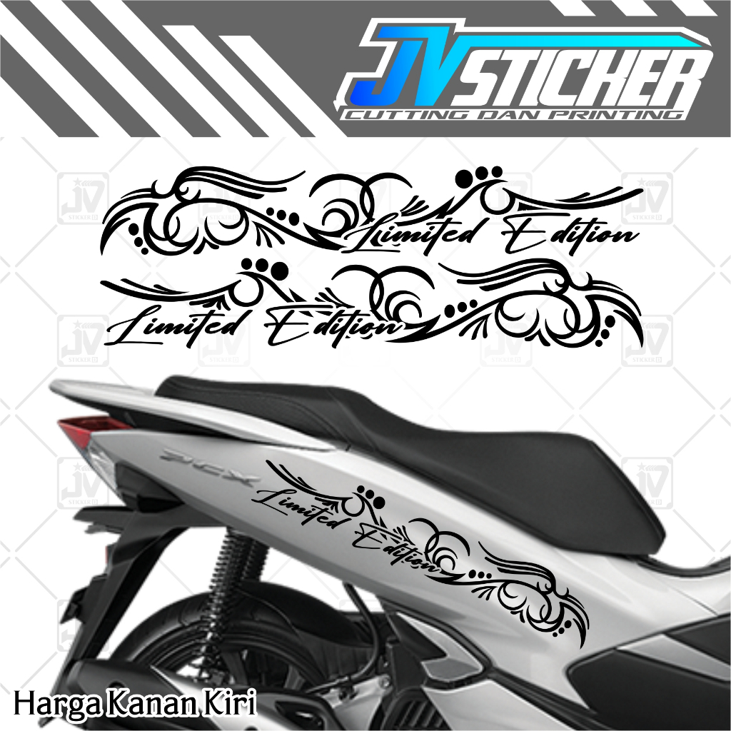 Jual stiker triball limited edition cutting sticker motor murah ...