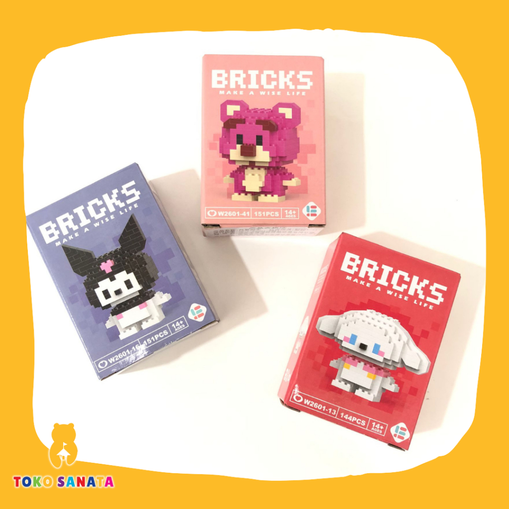 Jual TOKOSANATA - Briks Lego Block Susun Mini Karakter | Shopee Indonesia