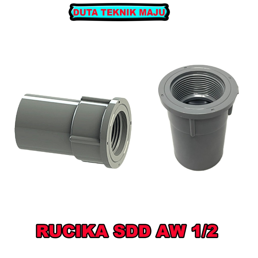 Jual Rucika AW Sok drat dalam 1/2 | Socket SDD Rucika Pvc | Shopee ...