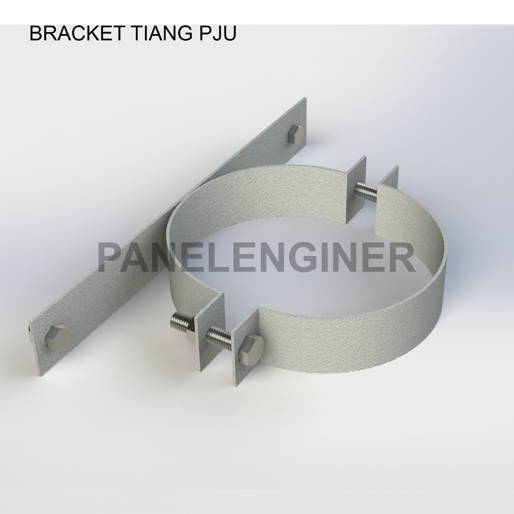 Jual BRACKET TIANG PJU | BRACKET PANEL PJU | BRACKET PANEL TIANG ...