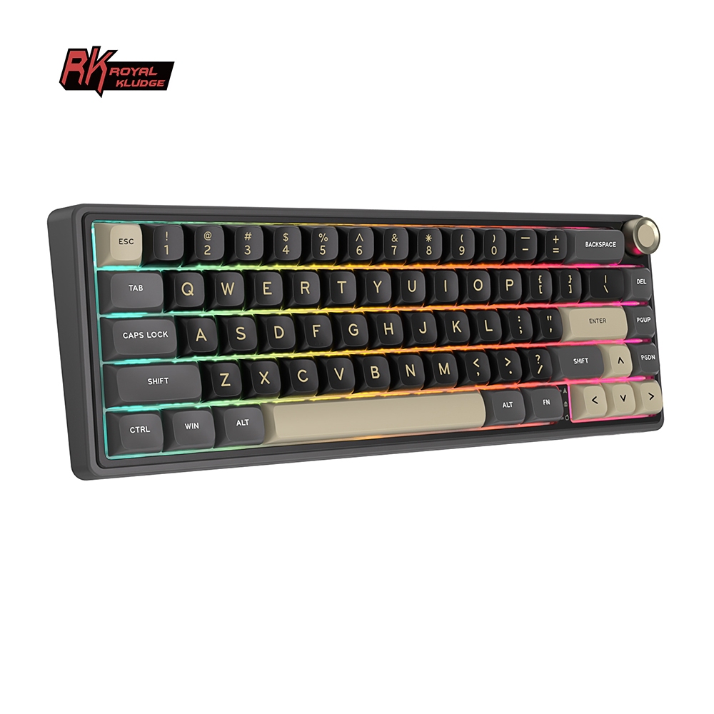 Jual Royal Kludge RK R65 Phantom 66 keys Wired Mechanical Keyboard | Shopee Indonesia