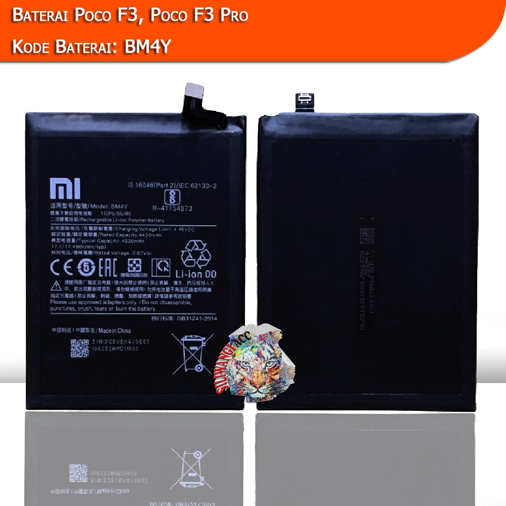 Jual Baterai Batre Poco F3 Original F3 Pro BM4Y | Shopee Indonesia