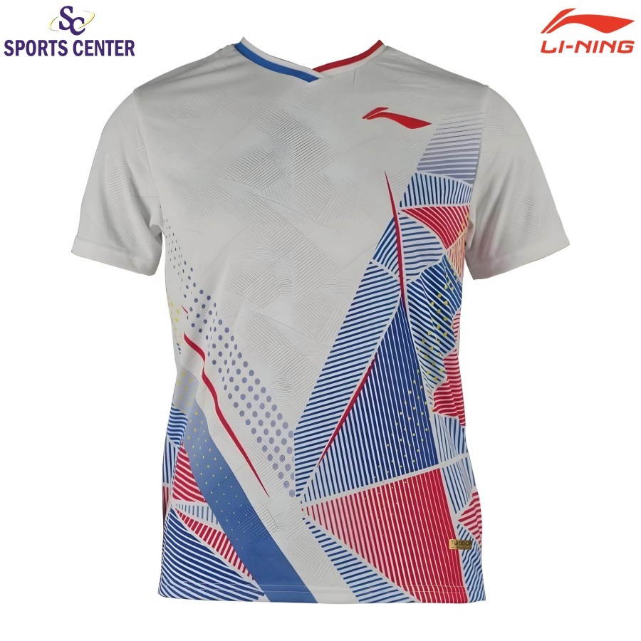 Jual New Kaos / Jersey Badminton Lining All England ATSU805 White ...