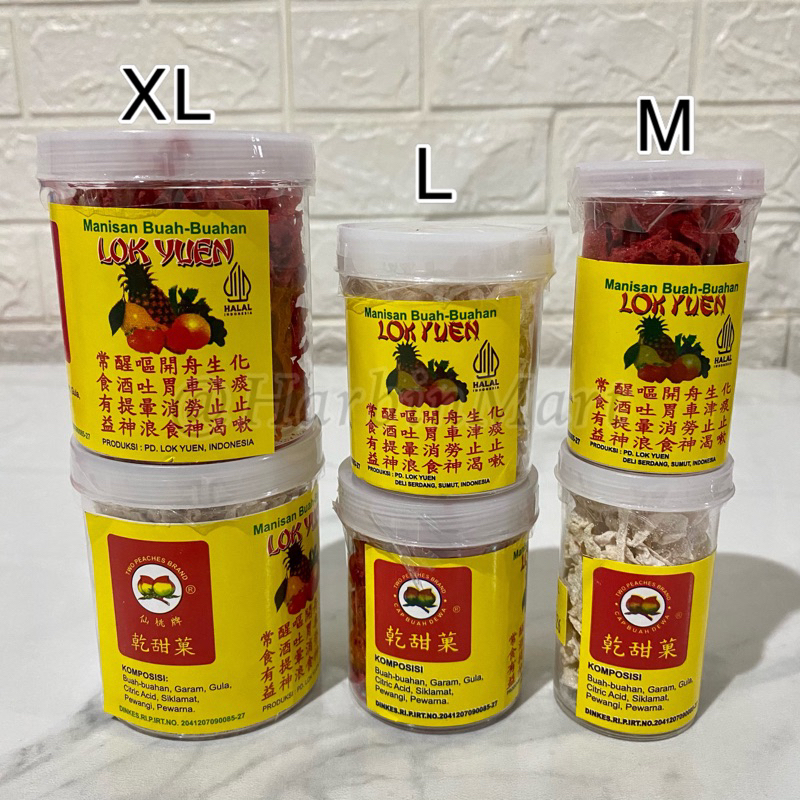 Jual LOK YUEN SEMBOI IRIS TOPLES MANISAN BUAH CEMILAN LOKAL SNACK JADUL ...