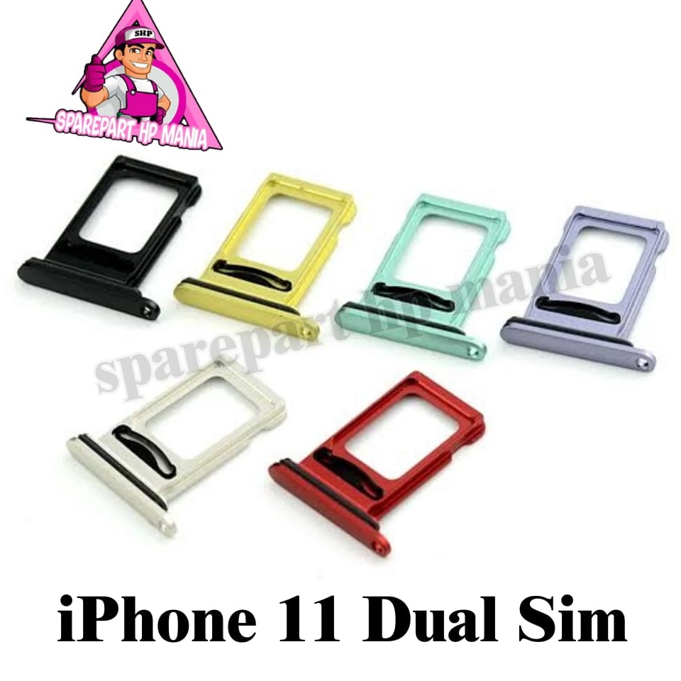 Jual STOK TERBATAS SLOT SIM TRAY IPHONE 11 DUAL SIMCARD SIMLOCK TEMPAT ...