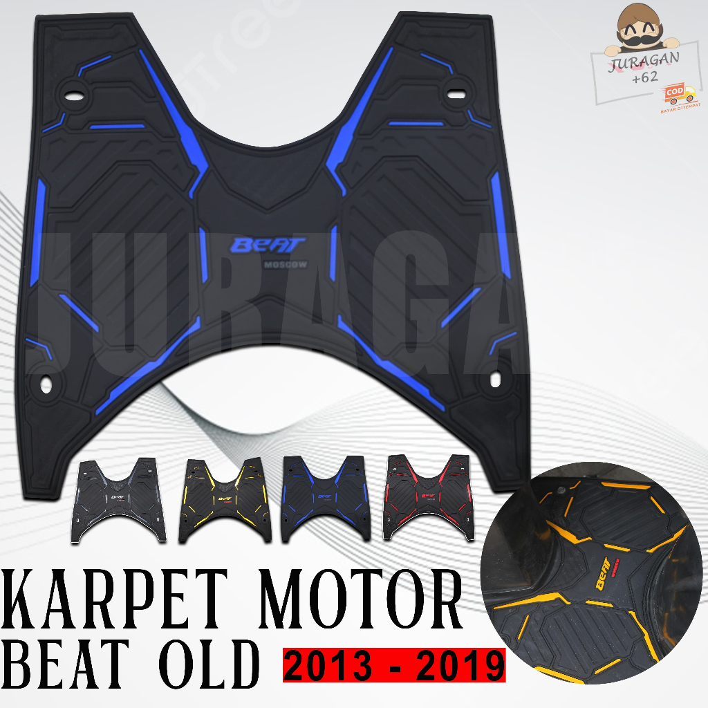 Jual KARPET BEAT FI ESP CBS STREET POP F1 2012 - 2019 OLD ALAS PIJAKAN KAKI BORDES FLOOR MAT ...