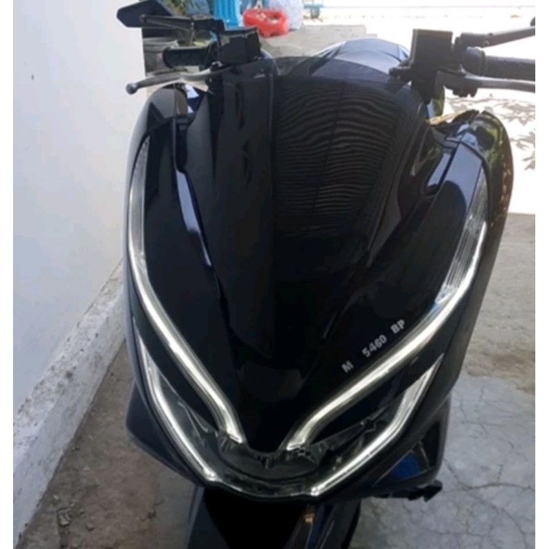 Jual Visor pcx 150 windshield pcx 150 model standar akrilik 3 mili ...
