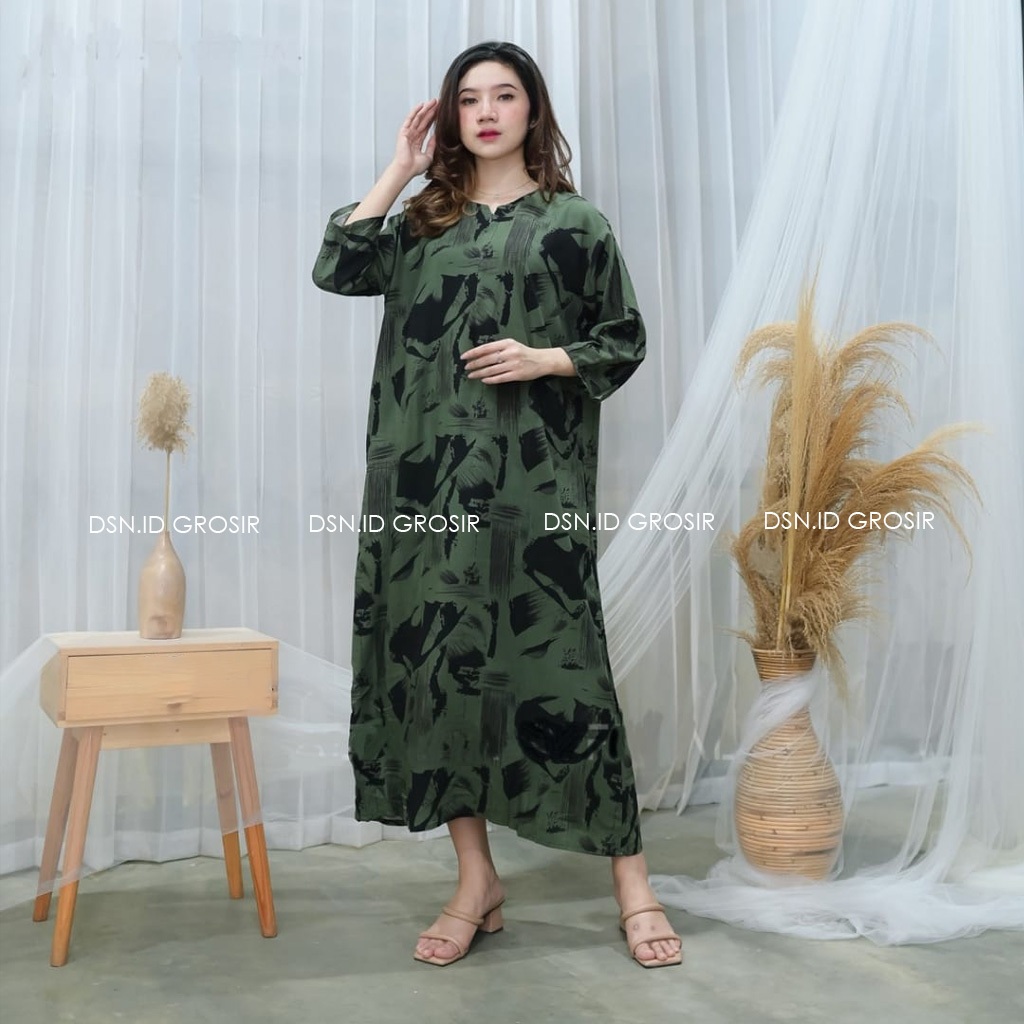 Jual Daster Gamis Semata Kaki / Long Daster Lengan 3/4 / Daster ...